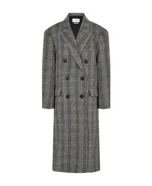 Isabel Marant Étoile Double-breasted Long Coat - Gray