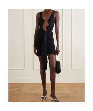 Christopher Esber Sleeveless Ruched Dress
