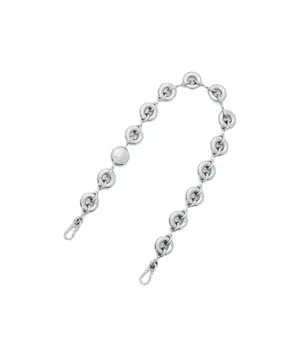 Loewe Detachable Chunky Chain Strap With Anagram Pendant - Silver