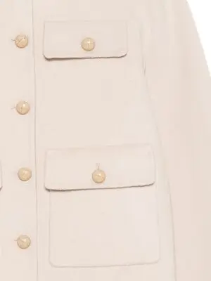 SEMICOUTURE Logo Casual Jacket - White