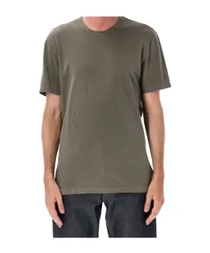 JAMES PERSE Crewneck Short-sleeved T-shirt - Olive