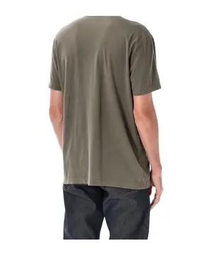 JAMES PERSE Crewneck Short-sleeved T-shirt - Olive