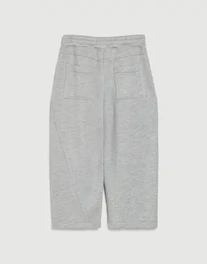Brunello Cucinelli Sparkling Cotton French Terry Track Trousers