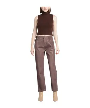 Dolce & Gabbana Tapered Coated Effect Denim Trousers
