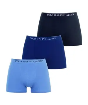 Polo Ralph Lauren Three-pack Of Logo Boxer Briefs - Blue