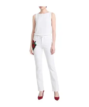 Dolce & Gabbana Solid Color Straight Leg Pants