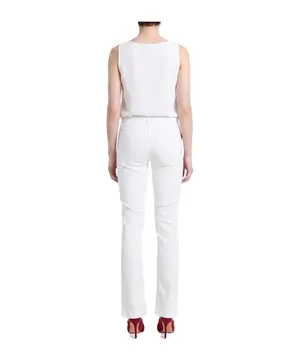 Dolce & Gabbana Solid Color Straight Leg Pants