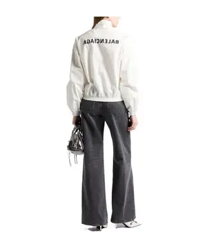 Balenciaga Solid-colored Baseball Jacket