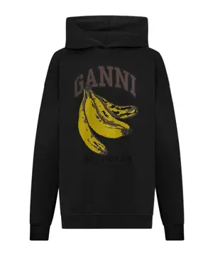 Ganni Hooded Sweatshirts Hoodies For Women