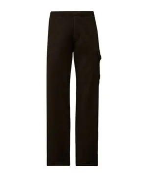 C.P. COMPANY Cargo Logo Pants - Black
