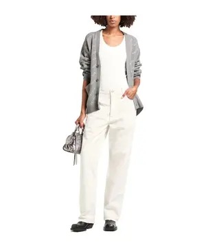 Balenciaga Straight Leg Denim Trousers