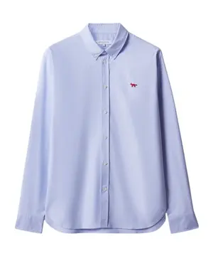 Maison Kitsuné Long-sleeved Shirt - Blue
