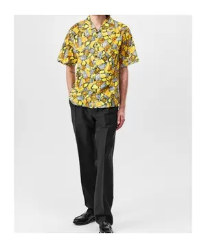 Prada Print Short Sleeve Shirt