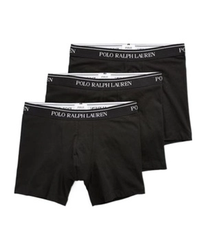 Polo Ralph Lauren Three-pack Boxer Briefs - Black