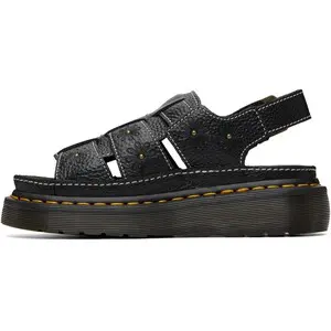 Dr. Martens Wrenlie Flower-embossed Buckled Sandals