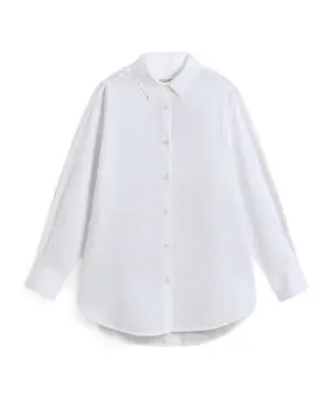 Woolrich Long-sleeved Boyfriend Shirt - White