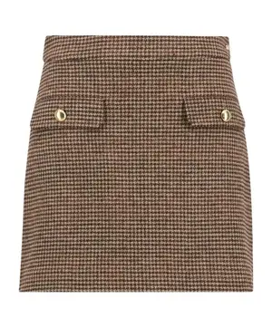 BARBOUR Sophia Mini Wool Skirt