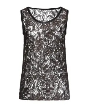Dolce & Gabbana Solid Color Tops - Black