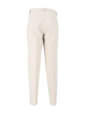 Peserico Pressed-crease Straight-leg Trousers