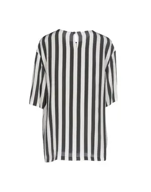 Dolce & Gabbana Striped Satin Top - No