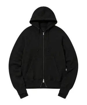 THOM KROM Zip-up Hoodie - Black