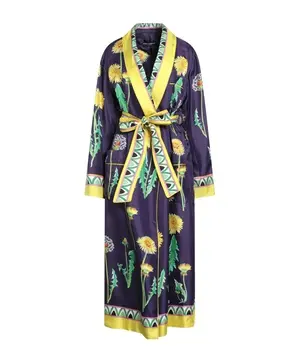 Dolce & Gabbana Printed Long-sleeve Kimono Cover-up
