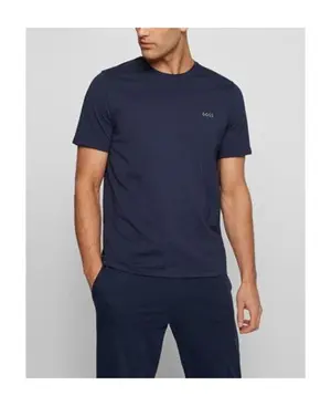 Hugo Boss Navy Blue Logo Short-sleeved T-shirt