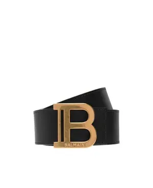 Balmain Logo Waist Belt - Black