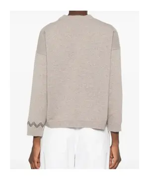 PANICALE Drop-shoulder Embellished Sweater