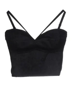Dolce & Gabbana Solid-colored Lace Camisole - Black