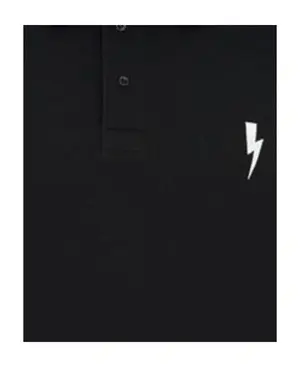 Neil Barrett Logo Short-sleeved Polo Shirt