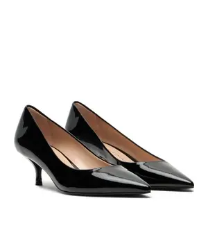 STUART WEITZMAN Power 50 Kitten Heel Pumps - Black