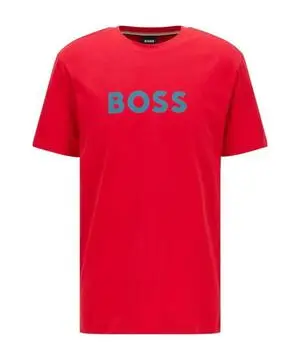 Hugo Boss Logo Short-sleeved T-shirt - Red
