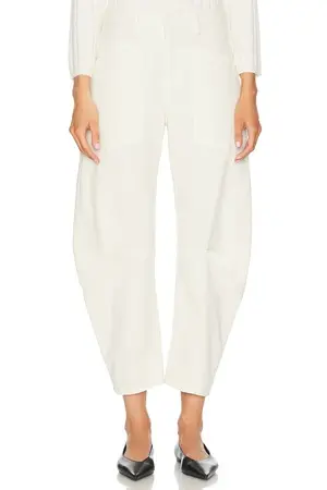 NILI LOTAN Tailored Trousers With Patch Pockets - White