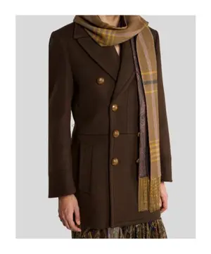 Etro Check Paisley-print Scarf