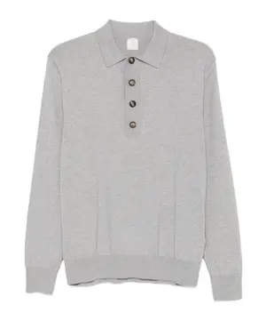 Eleventy Long-sleeve Polo Shirt