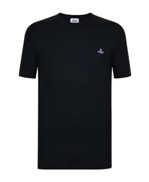 VIVIENNE WESTWOOD Logo Short-sleeved T-shirt - Black