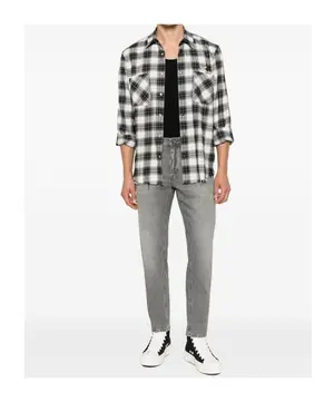 DONDUP Faded Tapered Jeans