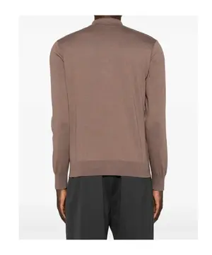 Eleventy Long-sleeve Polo Shirt