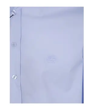 Etro Roma Logo Button-down Shirt