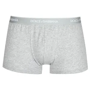 Dolce & Gabbana Plain Cotton Stretch Boxers, 2-pack