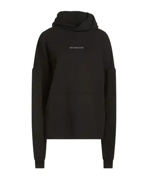 Balenciaga Hooded Track Jackets - Black