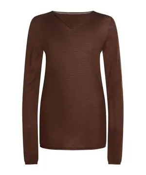 Rick Owens Simple Solid Color Knit Sweater - Red