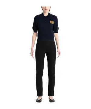 Marni Solid-color Short-sleeved Knit Top