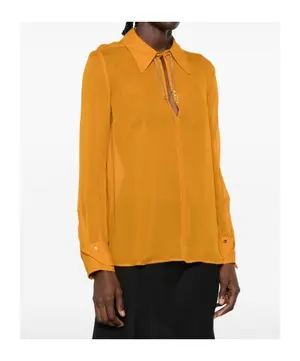 Elisabetta Franchi Charm-embellished Cut-out Blouse