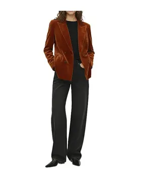 BLAZÉ MILANO Everynight Cotton Velvet Blazer
