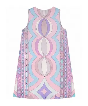 Emilio Pucci Sleeveless Geometric Print Dress