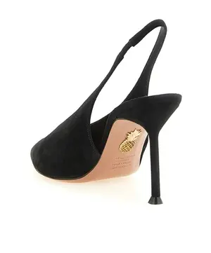 AQUAZZURA Voltaire Slingback Stiletto Pumps - Black