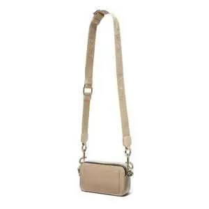 Marc Jacobs Logo Shoulder Bag - Nude
