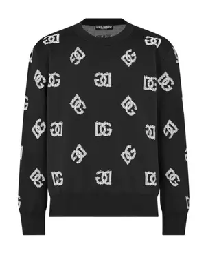 Dolce & Gabbana Round Neck Sweater - Black